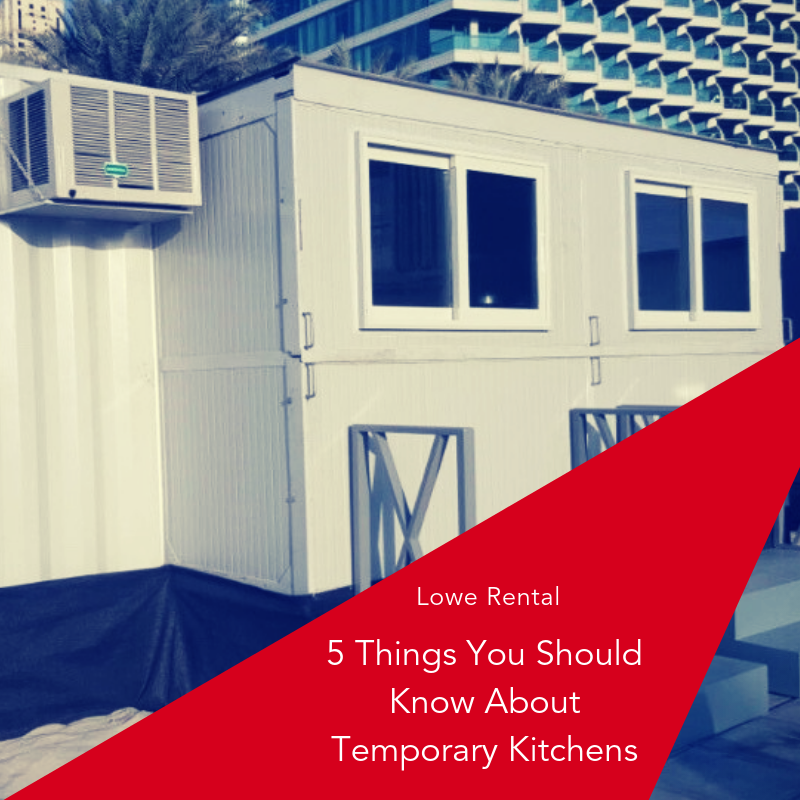 5 Things You Should Know About Temporary Kitchens