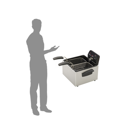 Commercial Stainless Steel Dual Basket ProFry | US R...